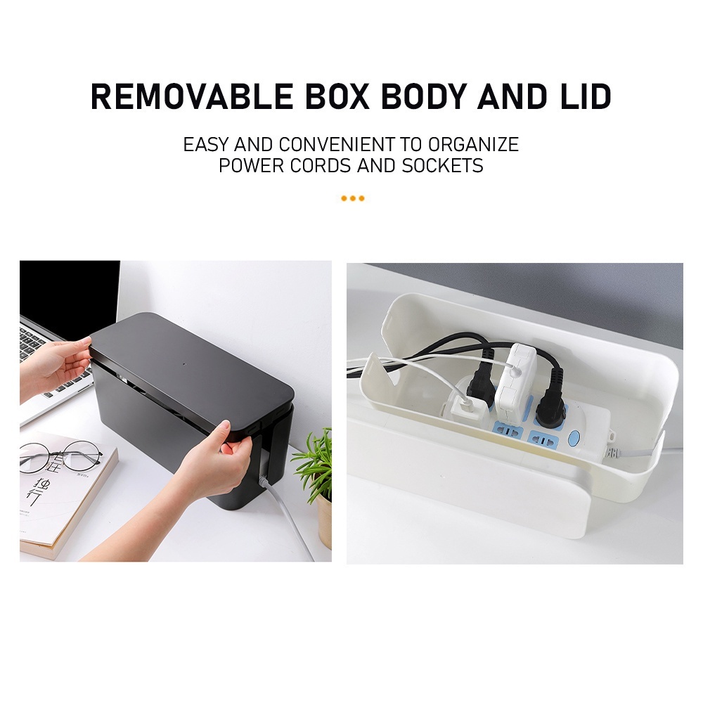 🇸🇬Lucky Home🔥Cable Management Box/Cable Organizer Box/Cable Storage Box ...
