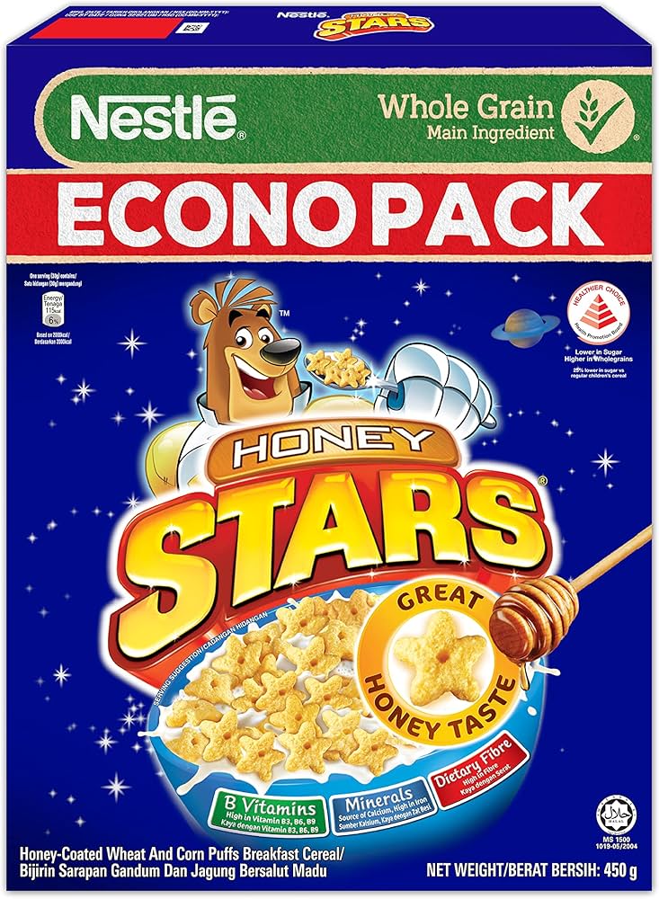 Nestle Honey Stars Breakfast Cereal Econo Pack (450g) | Shopee Singapore