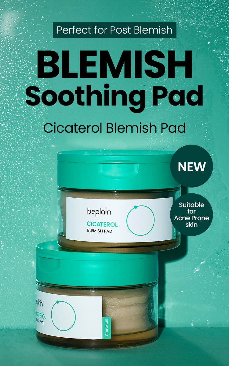 BEPLAIN OFFICIAL CICATEROL BLEMISH TONER PAD 80ea | 80mm Big Size | 3 ...
