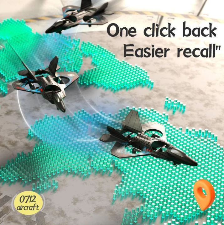 L0712 Jet Fighter Remote Control Six axis gyroscope Aircraft Foam Plane ...