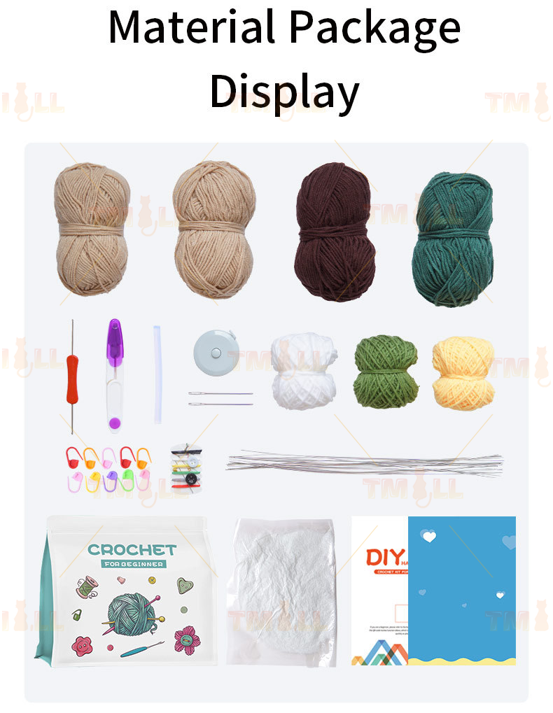 [ SG Ready Stock] 70Pcs DIY Crochet Kit for Beginners Complete Crochet ...