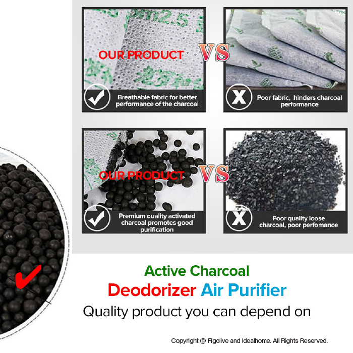 [Carton Sales] Premium Bamboo Charcoal Dehumidifier Air Freshener ...