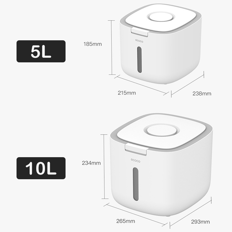 [SG Stock] ECOCO Rice Storage Container Box Insect-proof Moisture-proof ...
