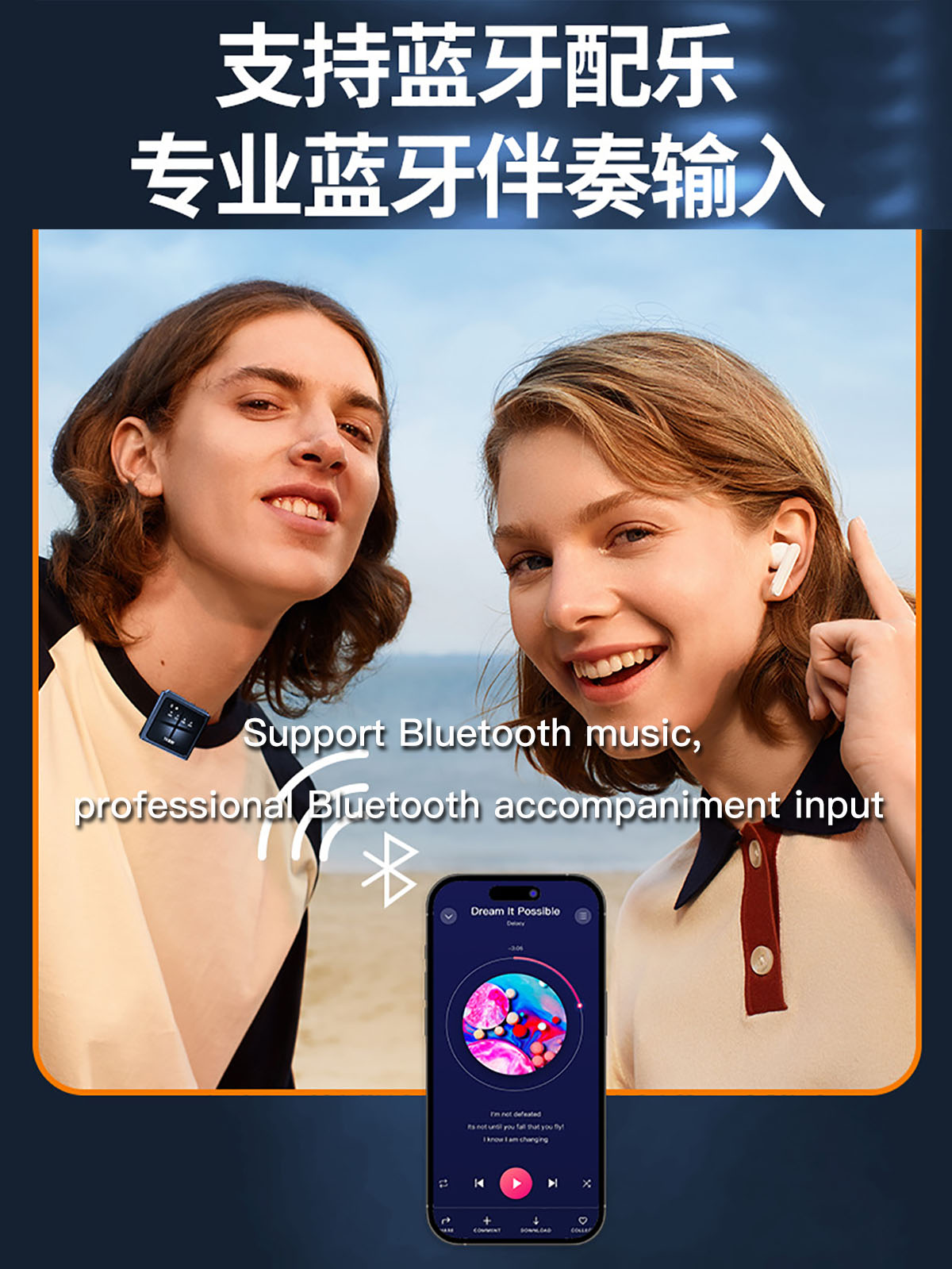 【SG Ready Stock】Wireless Microphone for All Phones Lavalier Microphone ...