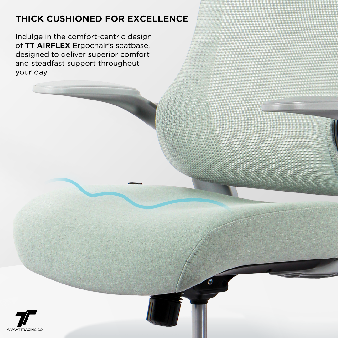 TT Airflex Ergochair Coral Red & Minty Green Home Office Mesh Chair ...