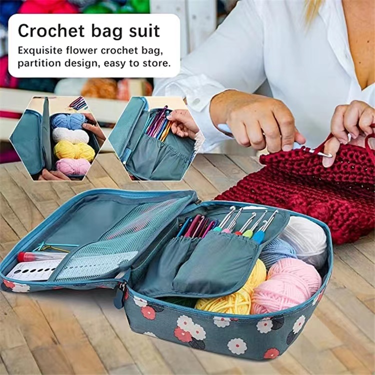 Crochet kit crochet hook set crochet kit for beginner 59 Pcs set ...