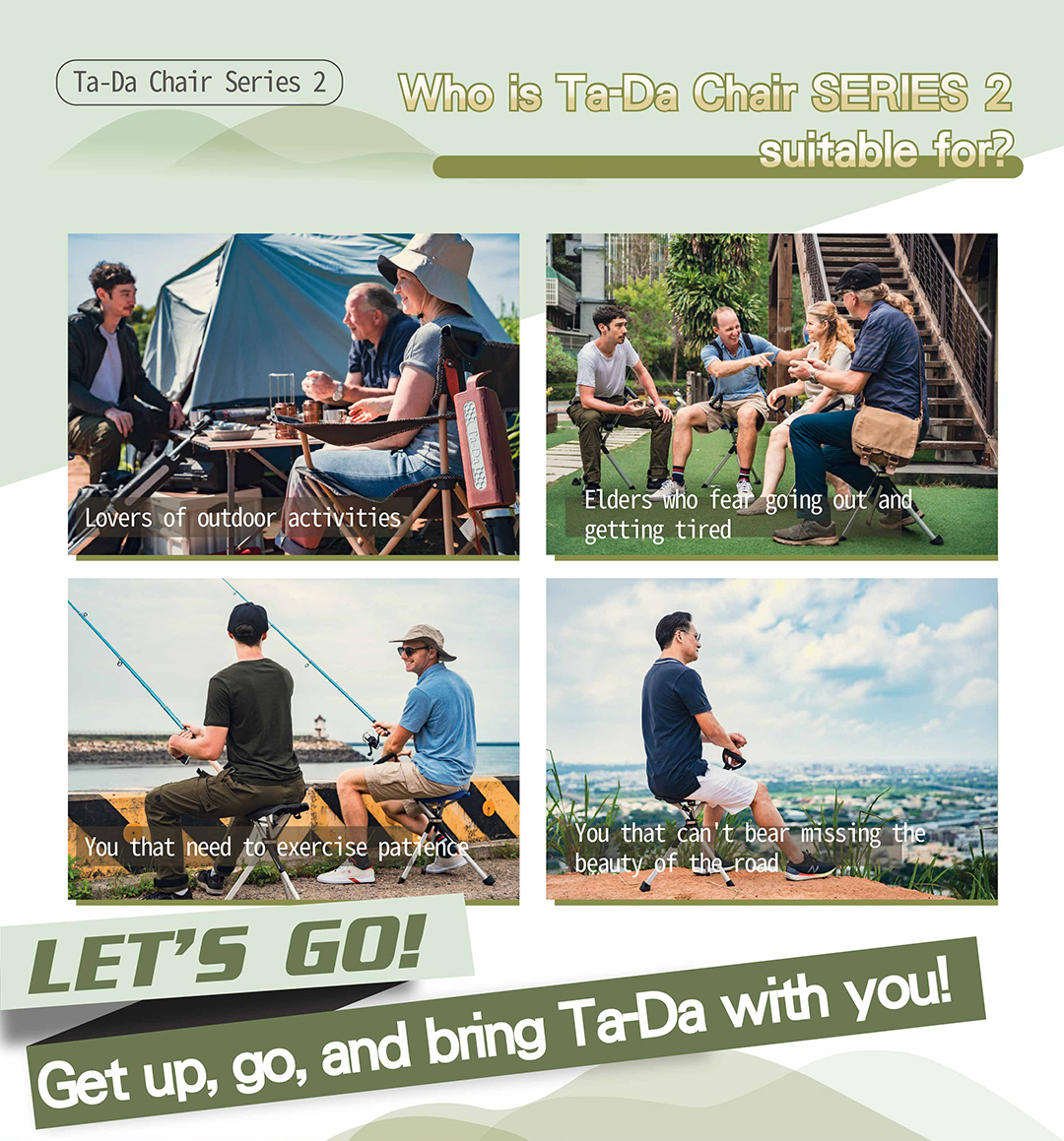 Ta-Da Chair Series 2 Walking Seat Stick | Ta Da Chair | Walking ...