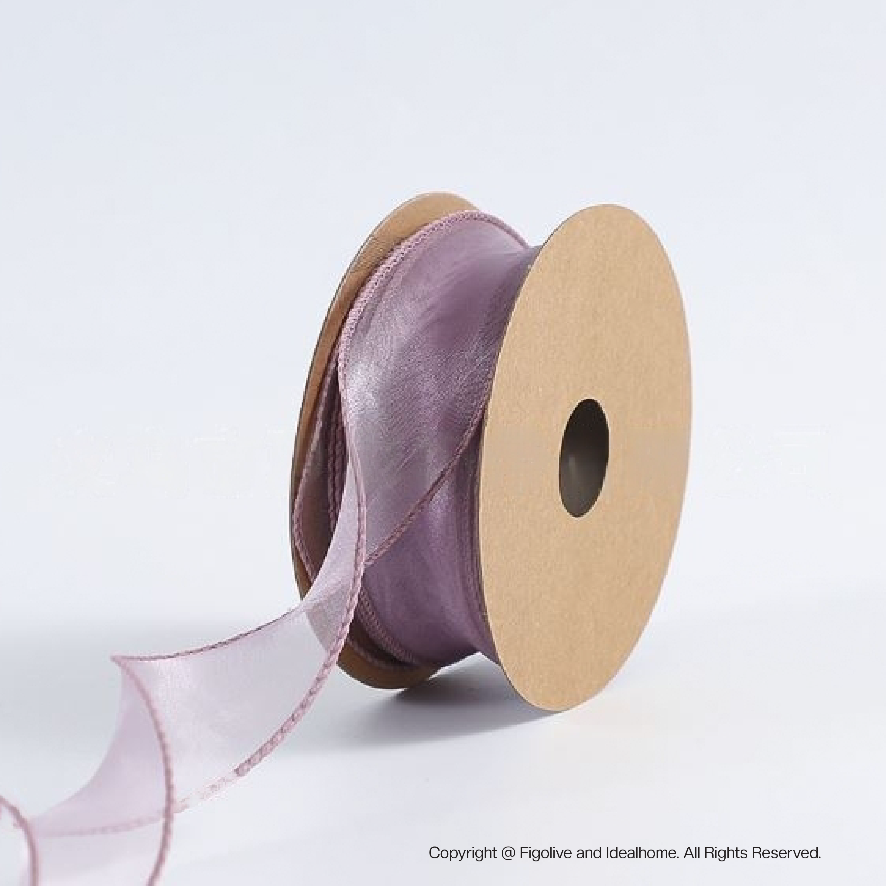 [SG Stock] 4cm wide Fish Tail Ribbon 9M per roll Organza Translucent ...