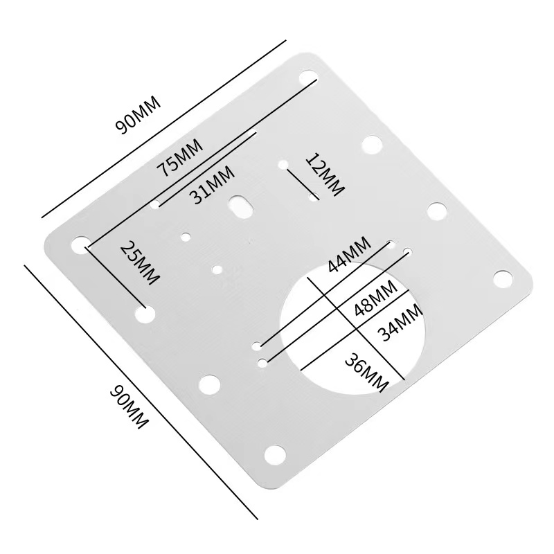 6/10PCS Stainless Steel Hinge Repair Plate Hardware Anti-rust Fixing ...