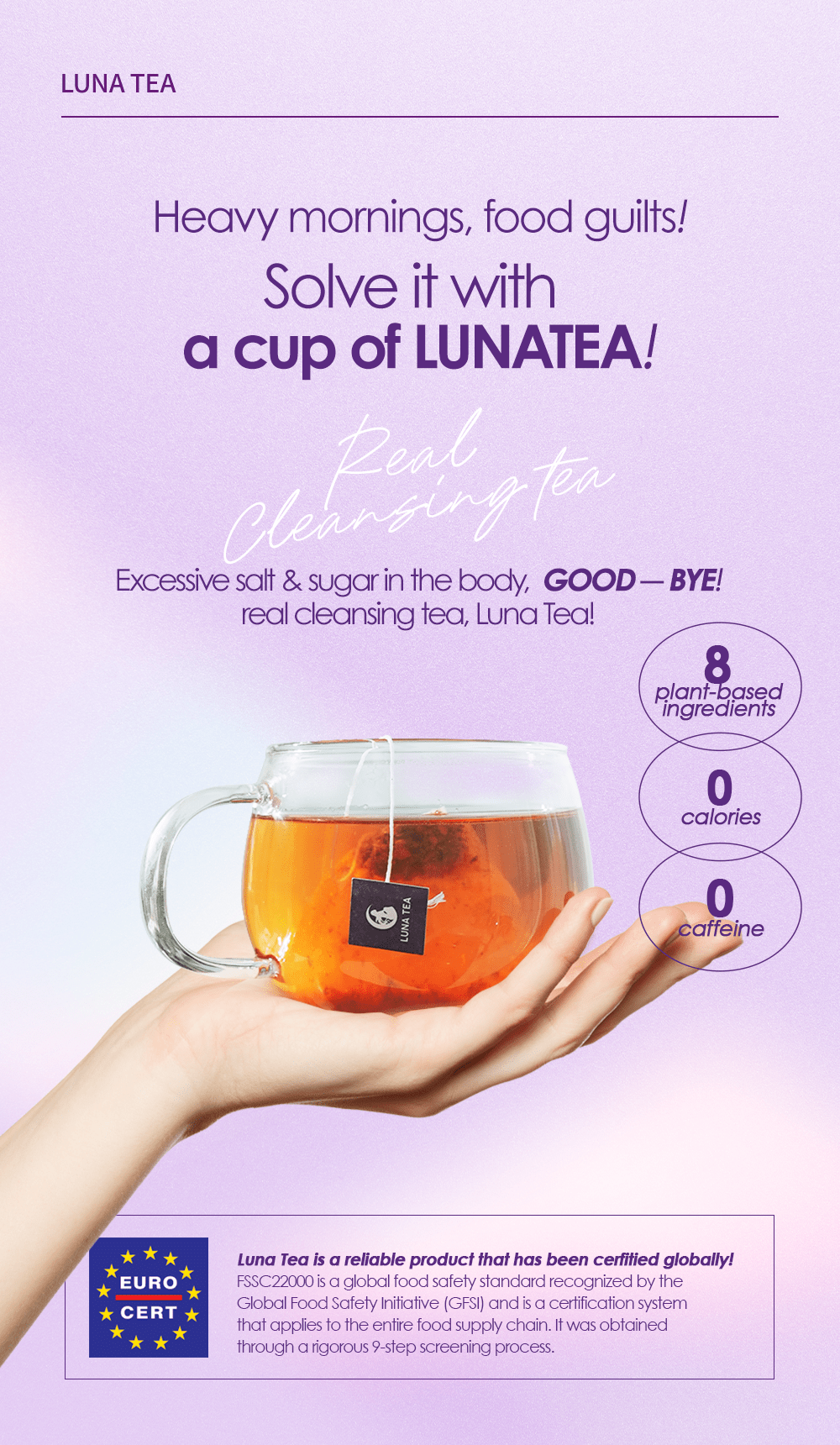 [LUNA] Luna Tea 20T (1+1) + Luna Bottle 500ml | Shopee Singapore