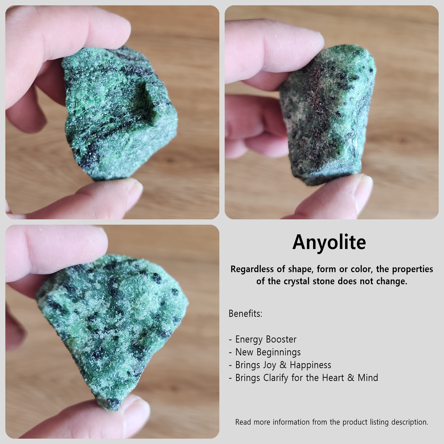 Anyolite (also known as Ruby Zoisite) Raw Natural Crystal Stone ...