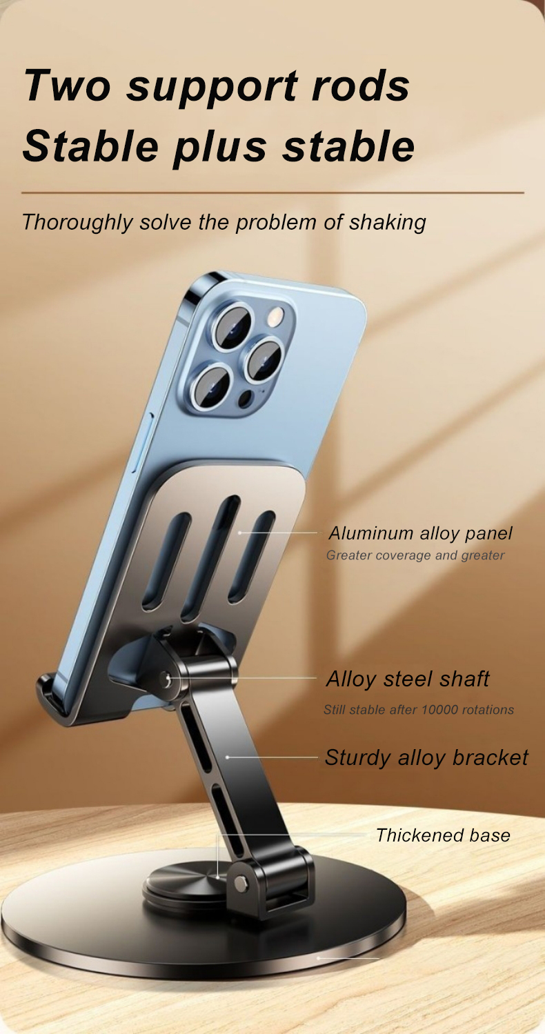 Mobile Phone/pad Stand Holder Desktop Lifter Adjustable Portable ...