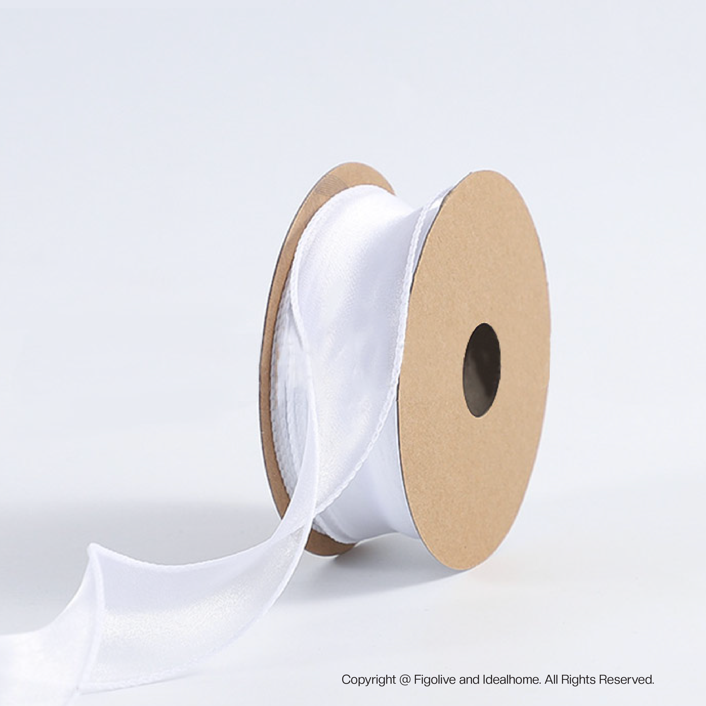 [SG Stock] 4cm wide Fish Tail Ribbon 9M per roll Organza Translucent ...