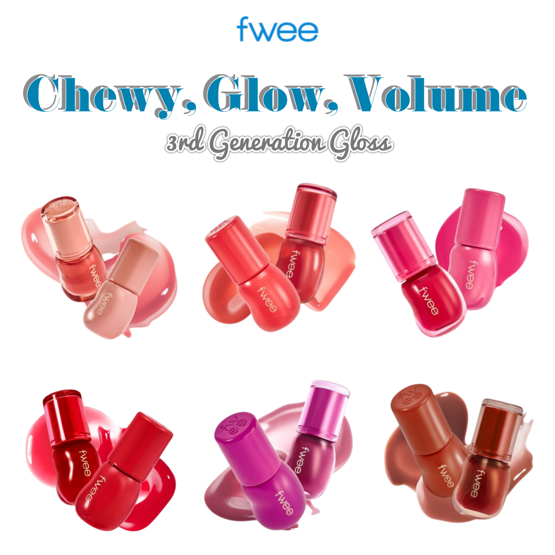 fwee 3D Voluming gloss 12 colors (30%/70%) / Chewy, Glow, Volume 3rd ...
