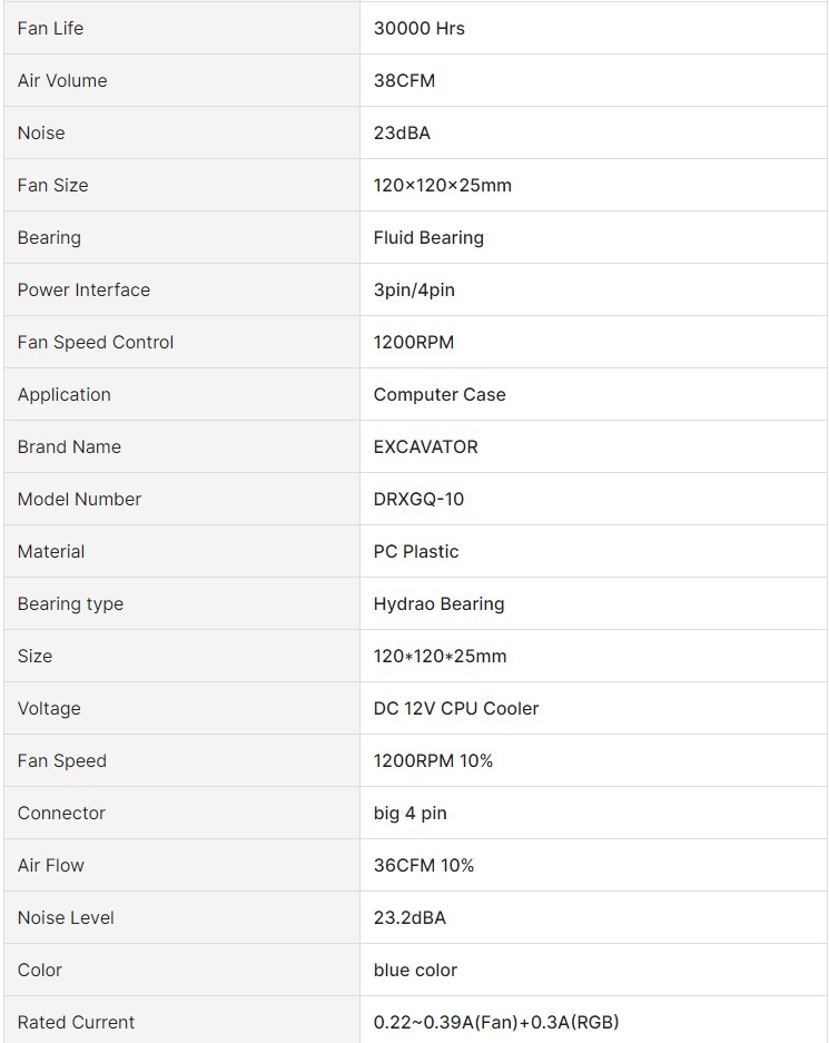 Prism 6 pro cooling fan 120mm ARGB PC Case fan High air volume | Shopee ...