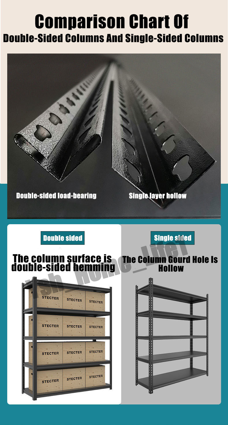 Heavy Duty Rack Bomb Storeroom Kitchen Storage Shelf Organiser ...