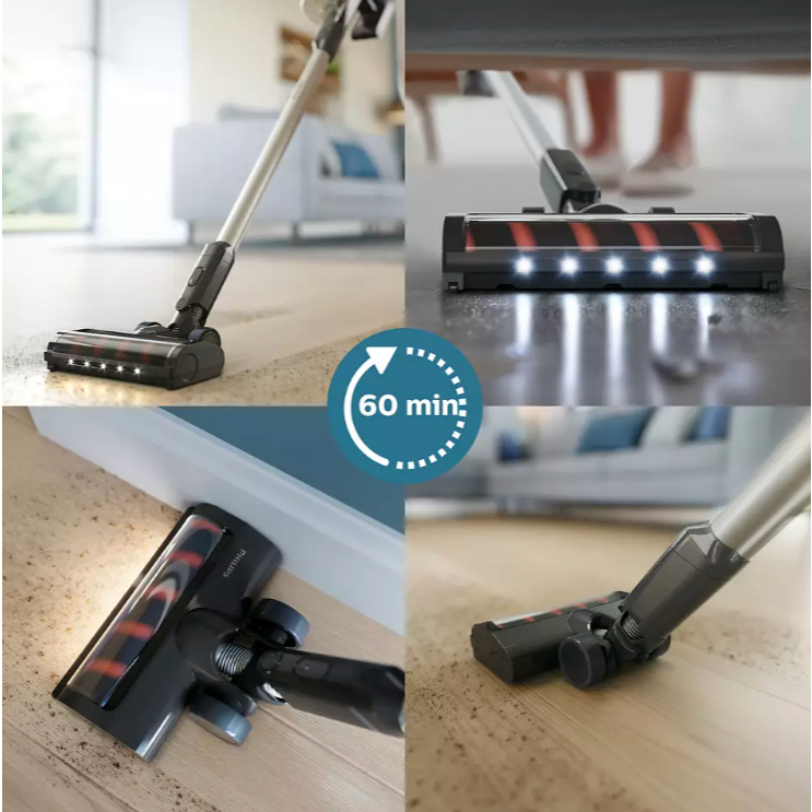 Philips XC3031 Cordless Vacuum 3000 Series – XC3031/61, Lightweight 1 ...