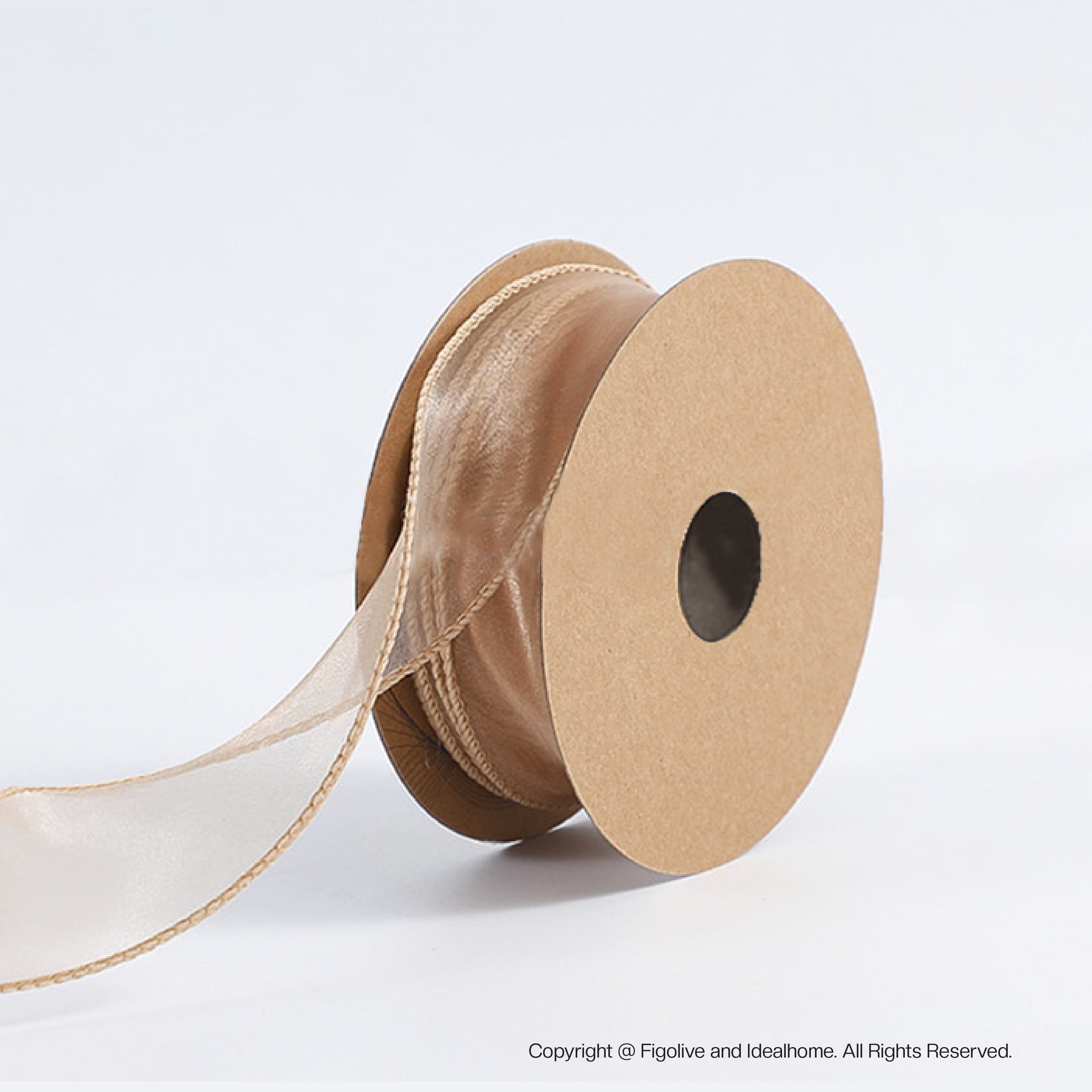 [SG Stock] 4cm wide Fish Tail Ribbon 9M per roll Organza Translucent ...