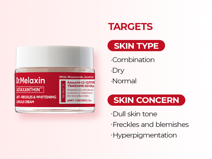 [DR.MELAXIN Official] Astaxanthin Capsule Cream 50ml / Brightening ...