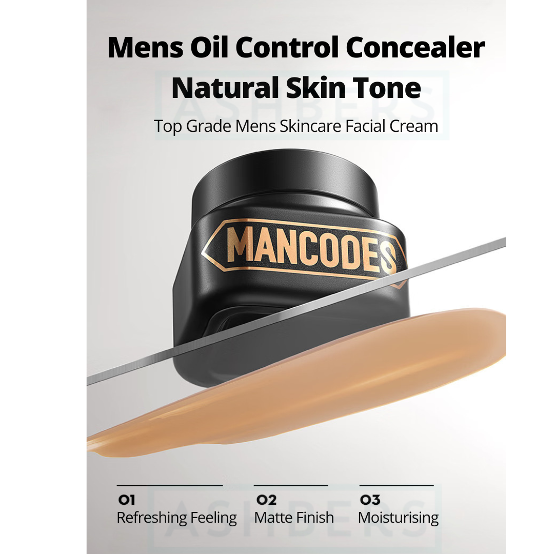 Authentic MANCODES Natural Men's Concealer Face Makeup Cover Acne Marks ...
