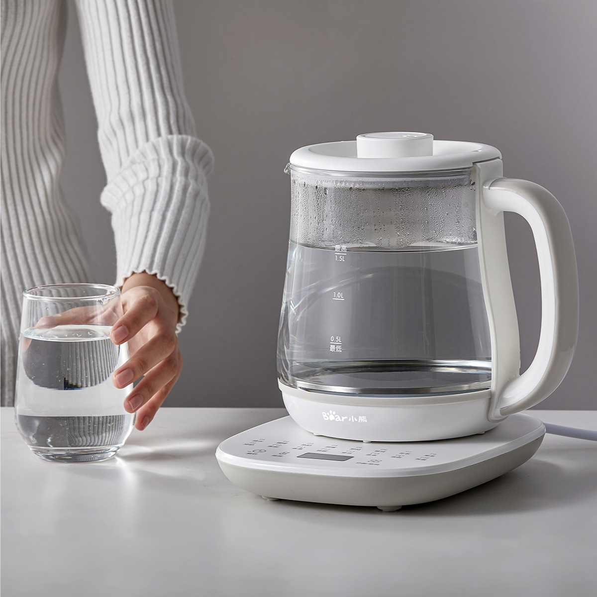 Bear Electric Health Kettle multi-function Kettle, Cordless Kettle Jug ...