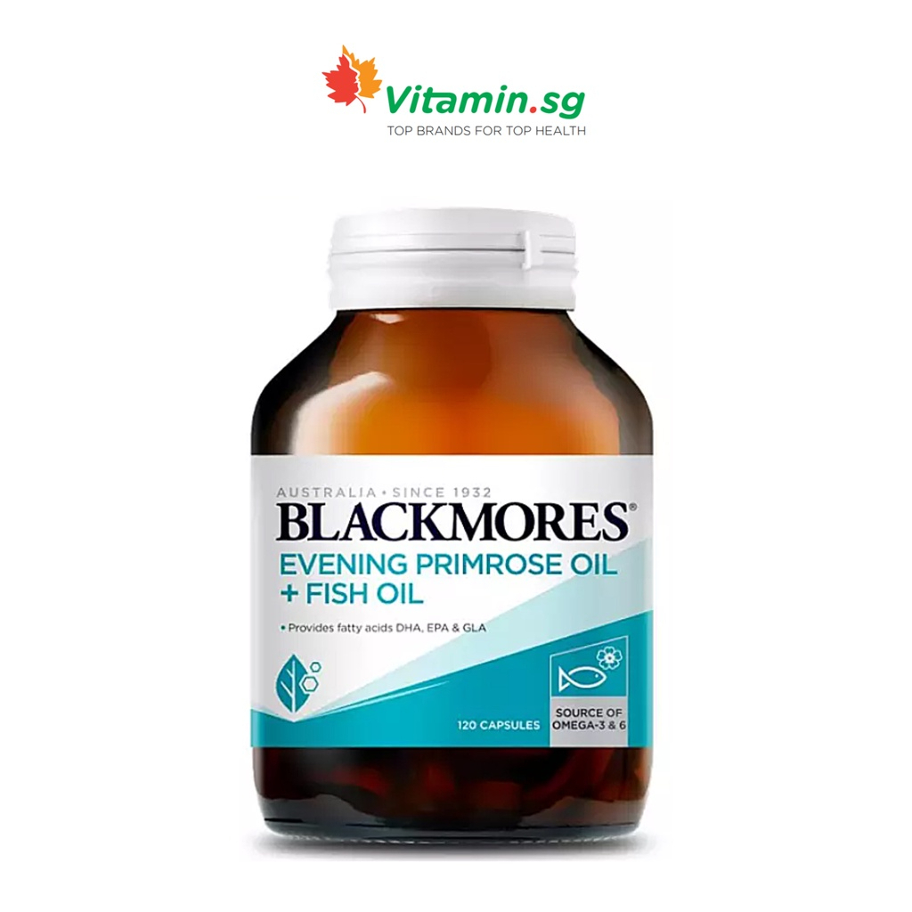 Blackmores Evening Primrose oil + Fish Oil, 120 caps | Shopee Singapore