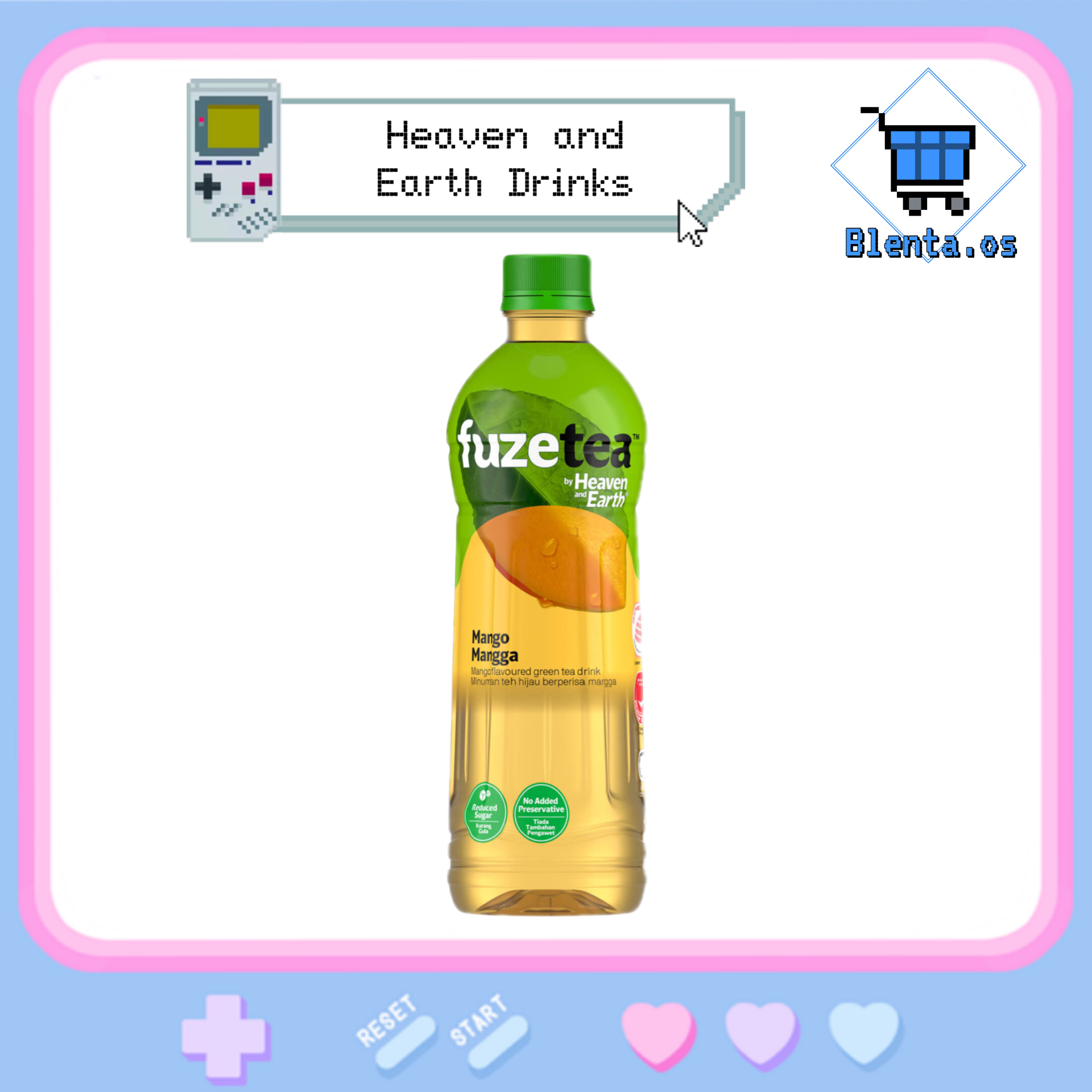 Heaven and Earth Fuze Tea PassionFruit/Mango/Jasmine 500ml🔥SG READY ...