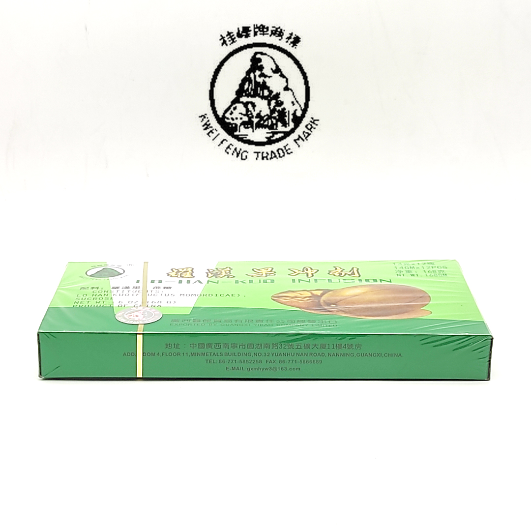 KWEI FENG TRADE MARK LO HAN KUO INFUSION 桂峰牌商标 罗汉果冲剂 14G X 12'S ...