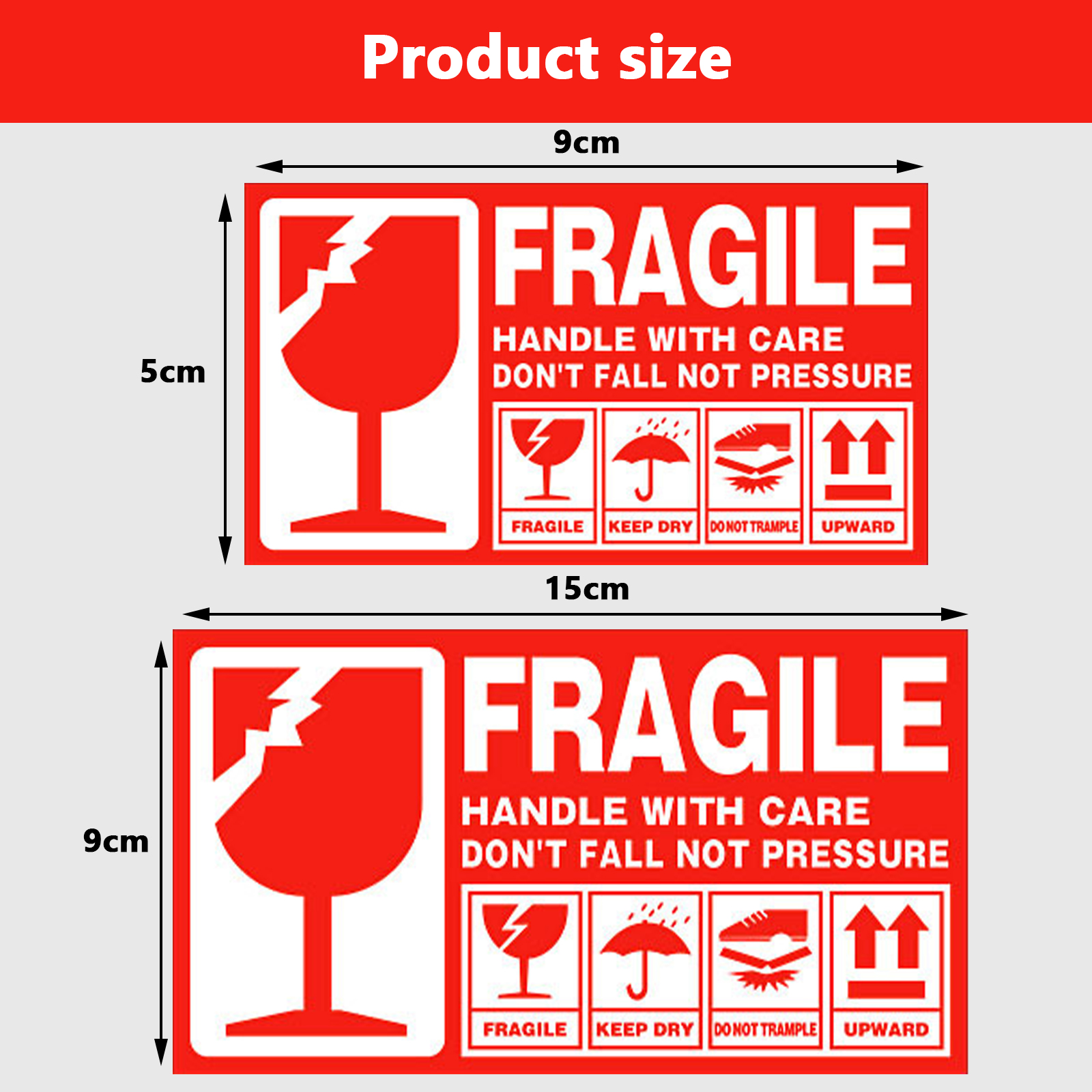 Fragile Label Sticker / Fragile sticker / Shipping Label / Carton Box ...