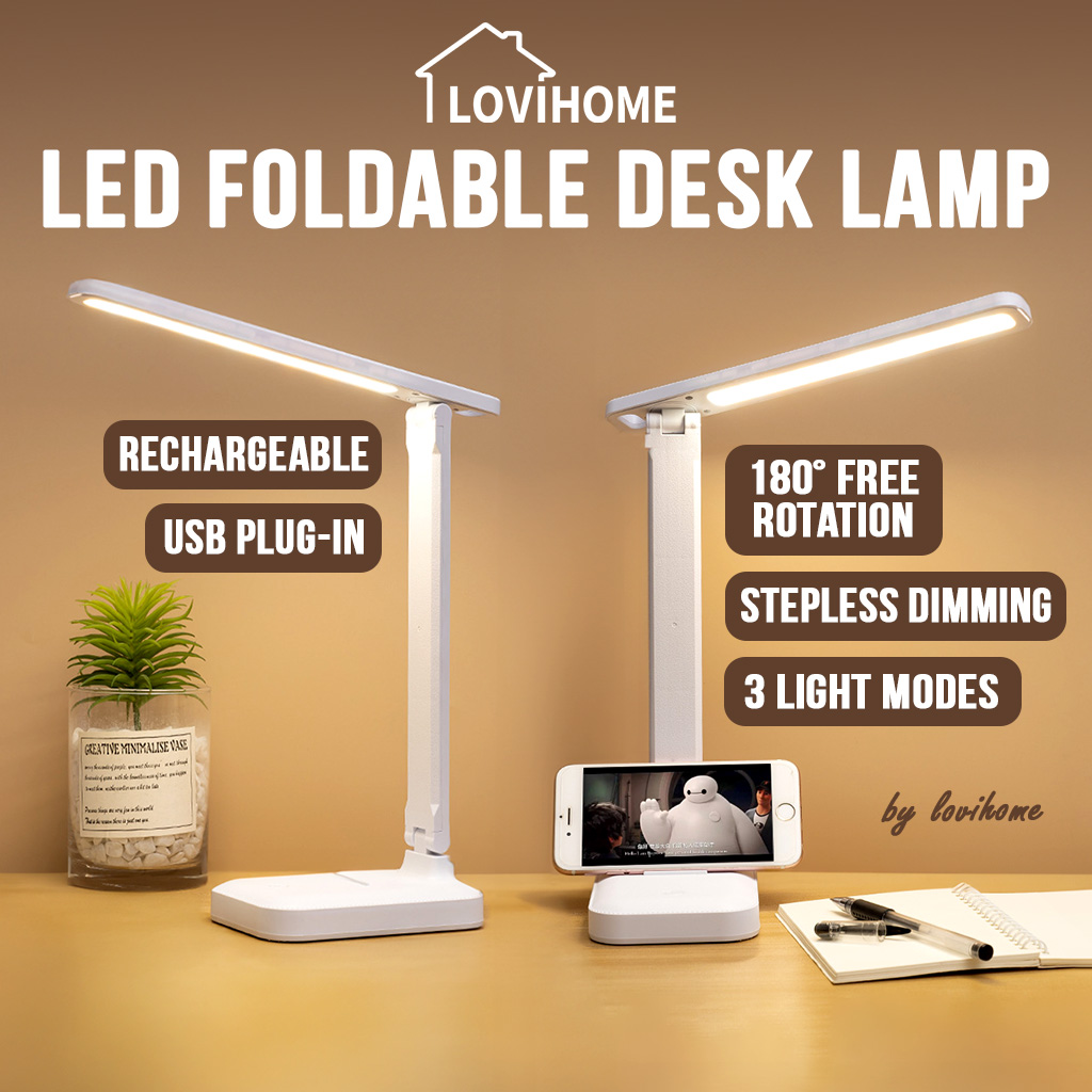 SG Eye Protection LED Table Lamp Study Touch Control Dimmable USB ...