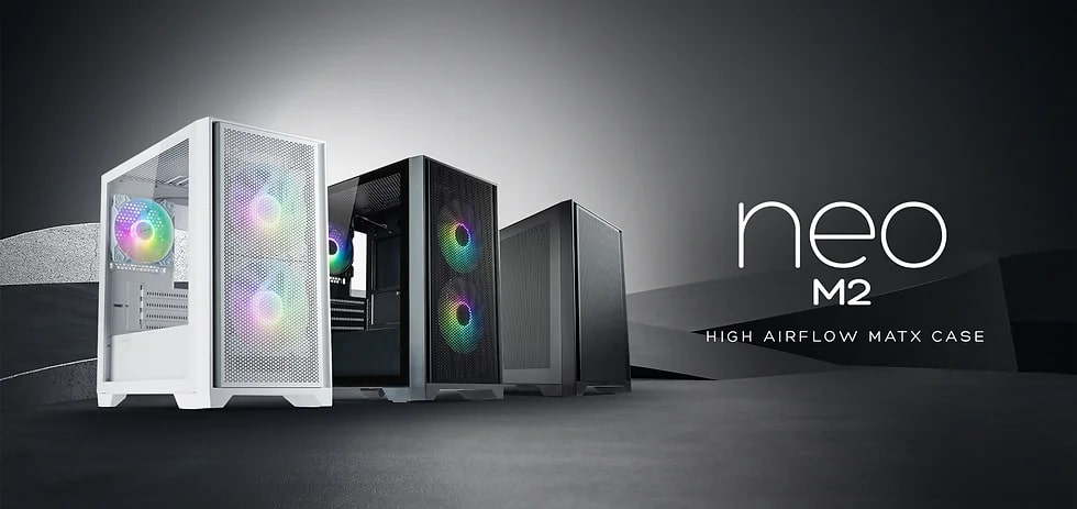[MATX] TECWARE NEO / EDGE M2 TG ARGB BLACK / WHITE / NON-ARGB / STEEL ...