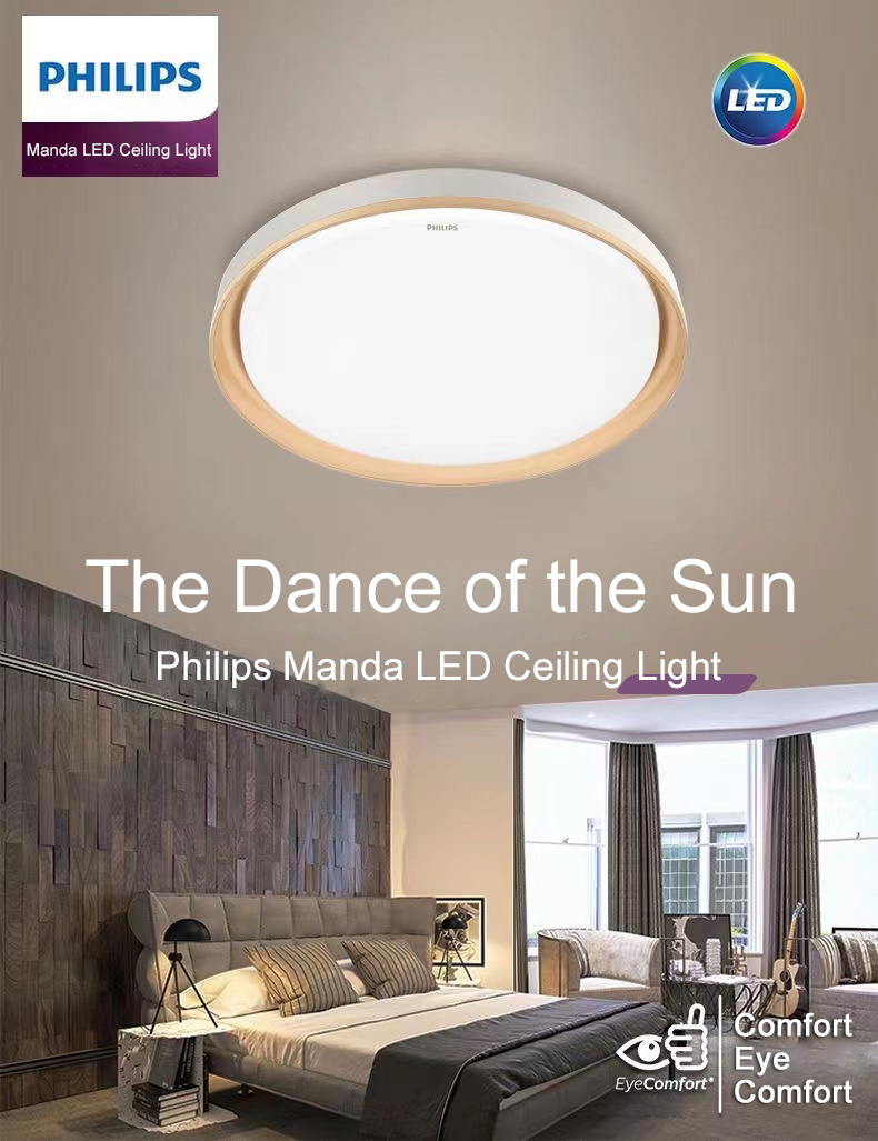 Philips LED CL509 Ceiling Light Tunable Light Auto Memory SceneSwitch 3 ...