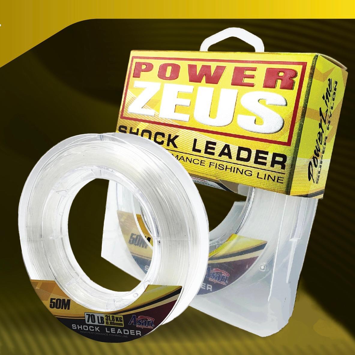Prohunter X Asari Power Zeus Shock Leader 50m Clear Color For Luring ...