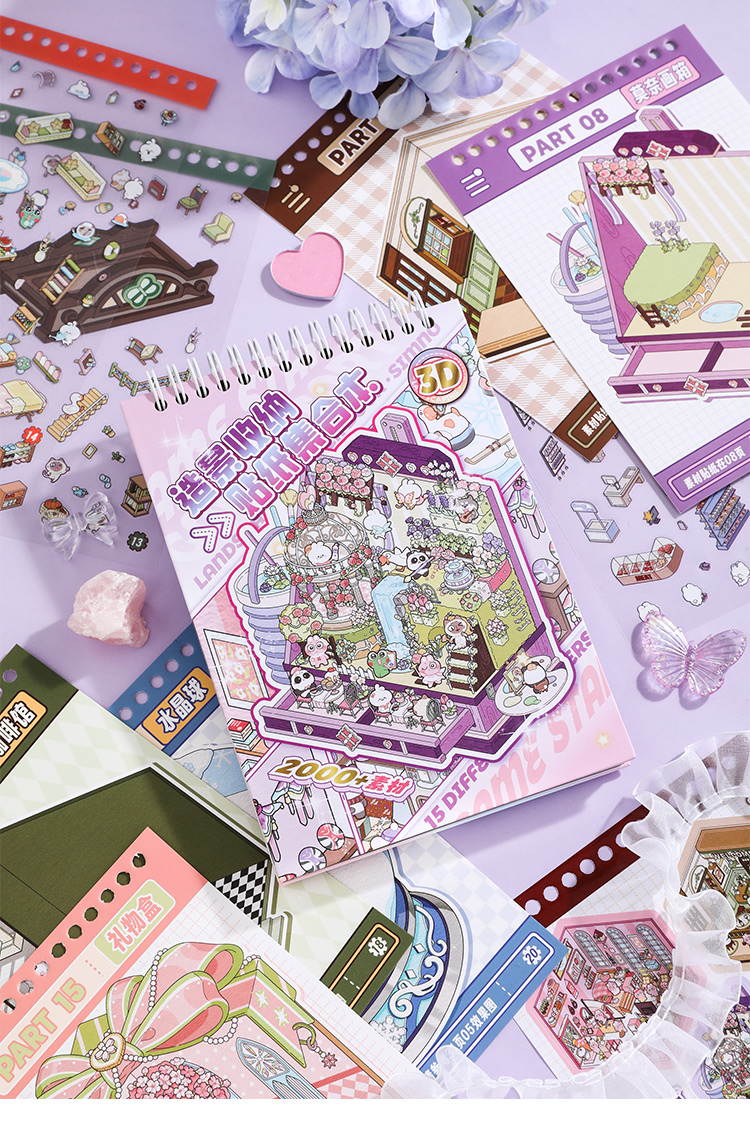 [KW] 15 Best-Selling Scene Stickers Collection – Scene Sticker Book ...