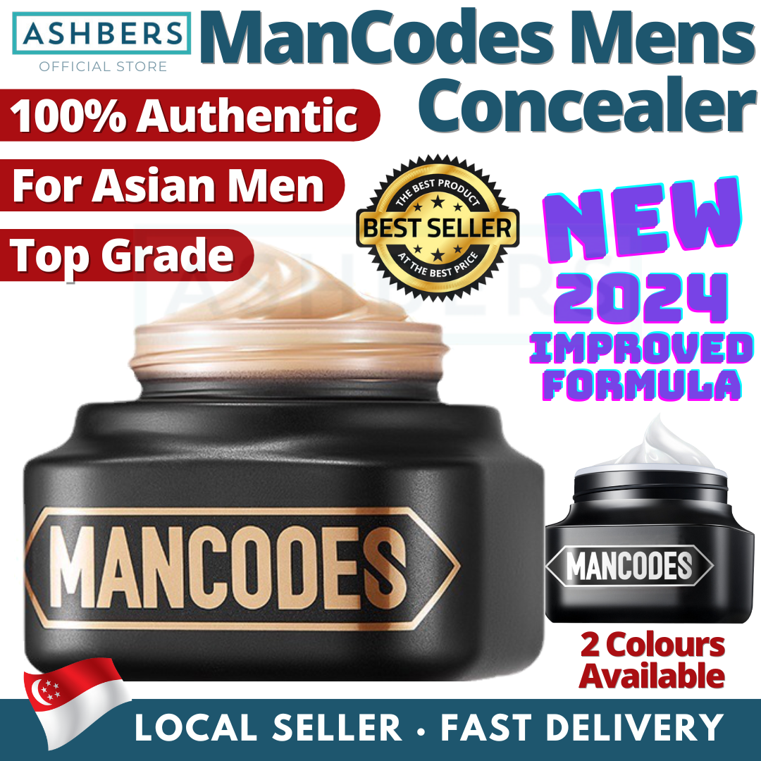 Authentic MANCODES Natural Men's Concealer Face Makeup Cover Acne Marks ...