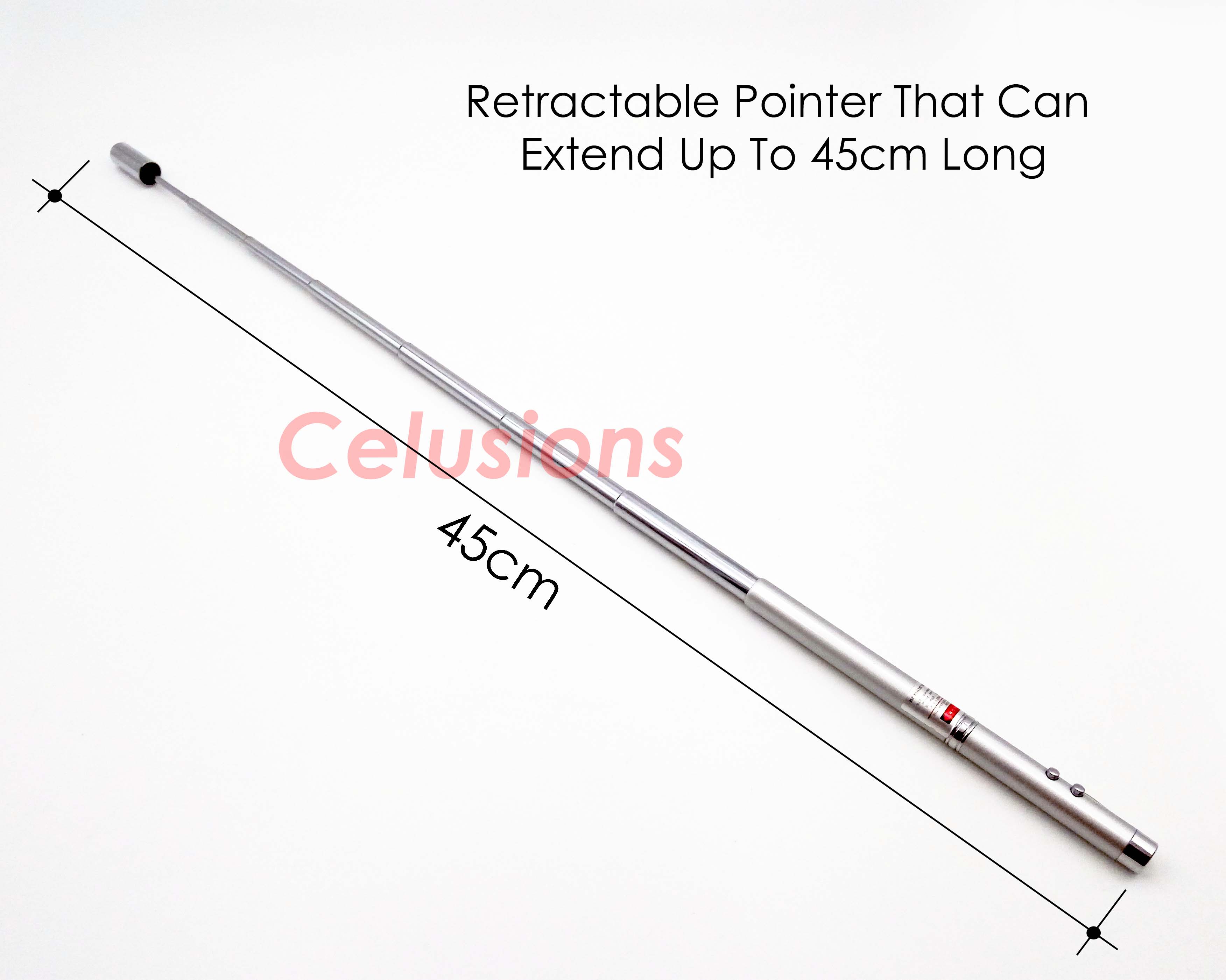 【SG Seller】 ️5-in-1 Extendable Laser Pointer LED Light Flashlight ...