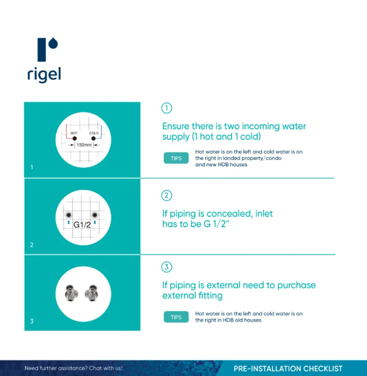 RIGEL Exposed Thermostatic Shower Mixer Set | Shopee Singapore