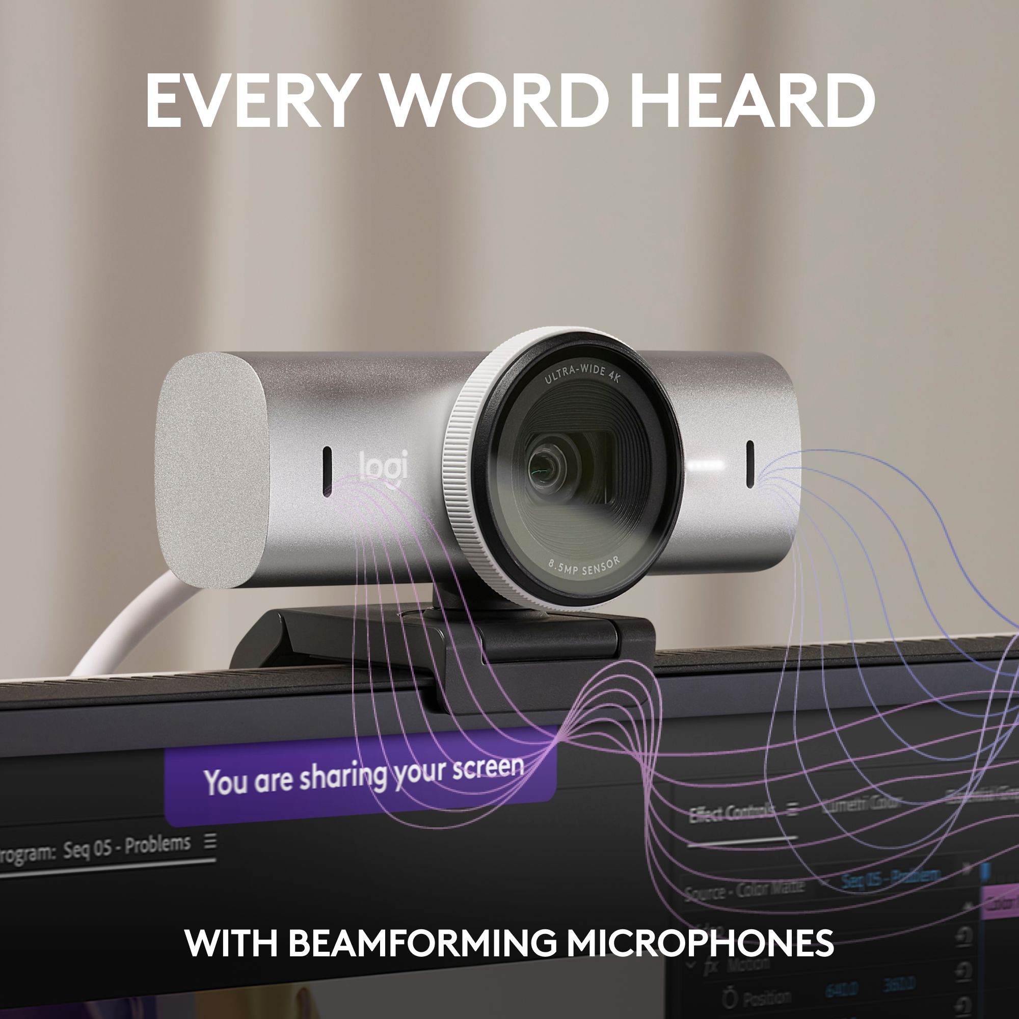 Logitech MX Brio HD Webcam UHD Steaming/ Privacy Shutter/ Light ...