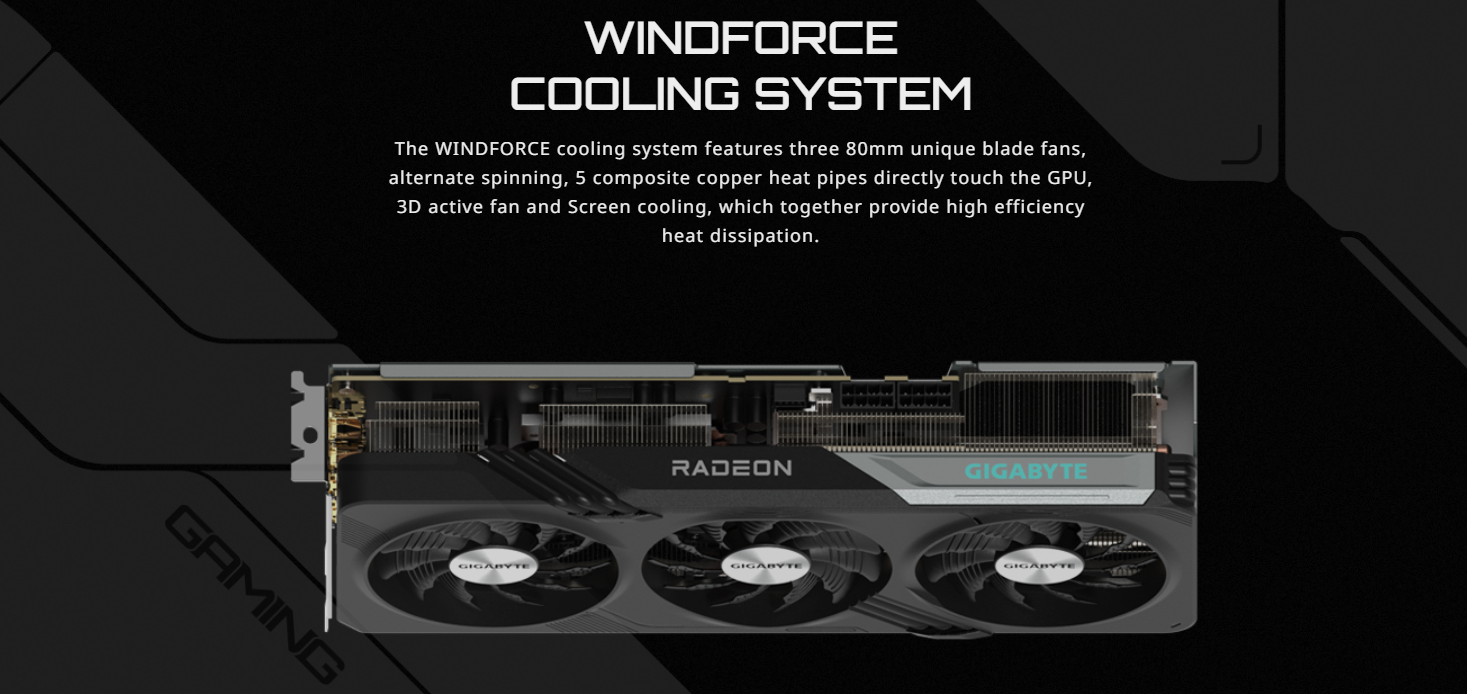 GIGABYTE AMD Radeon™ RX 7600 XT/RX7600XT/RX 7600XT GAMING OC 16GB GDDR6 ...