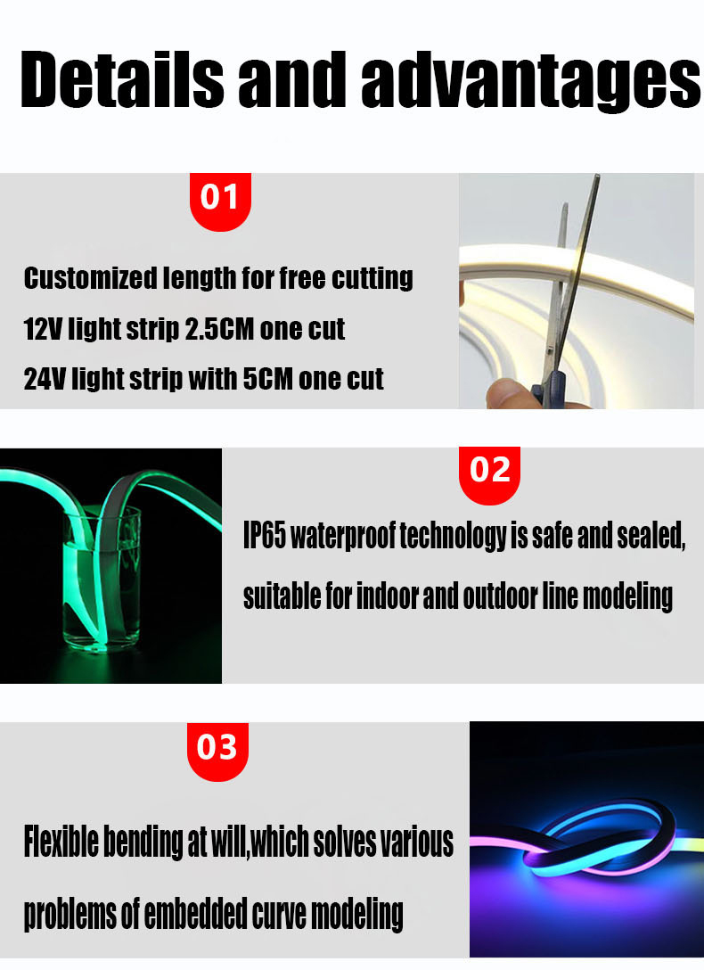 🇸🇬 [READY STOCK] Symphony Neon Led Light Strip Music IP67 Flexible LED ...