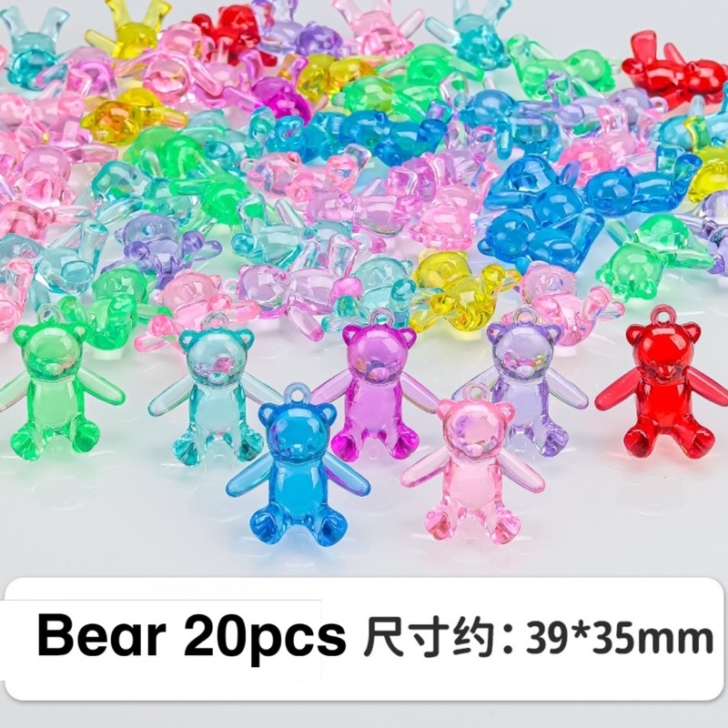 【SG STOCK】Crystal Gemstones Acrylic Stones Plastic Colourful Gem Toy ...