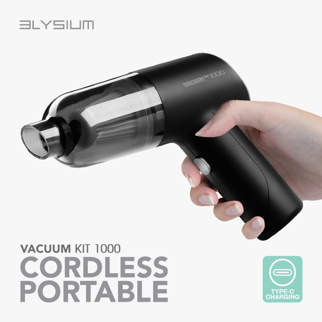 Elysium Vacuum Kit 1000 3.5KPA Cordless Handheld Portable Vacuum ...