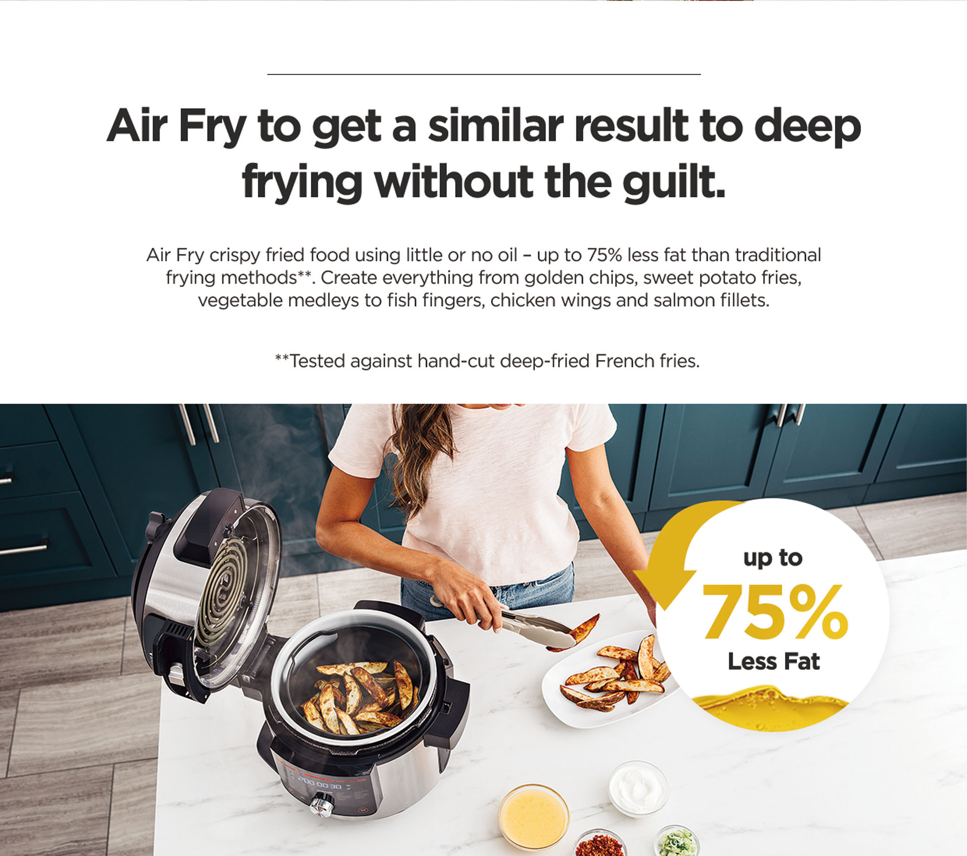 Ninja Foodi 11 in 1 SmartLid Multi cooker in one pot with 6L Capacity ...