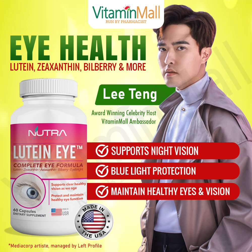 NB Lutein Eye Supplement + Bilberry Zeaxanthin 5 Eye Vitamin Retina Eye ...