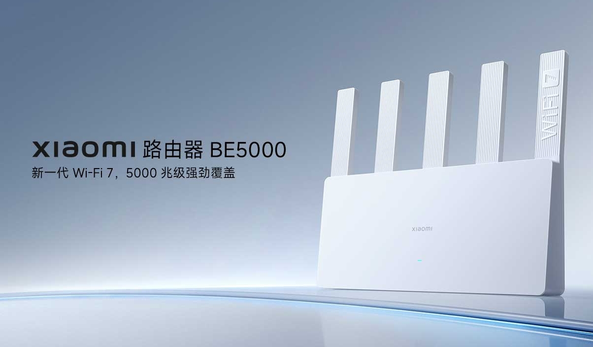 Xiaomi BE5000 Router WiFi 7 MLO 2.4GHz 5.0GHz Dual Band WiFi 7 512MB ...