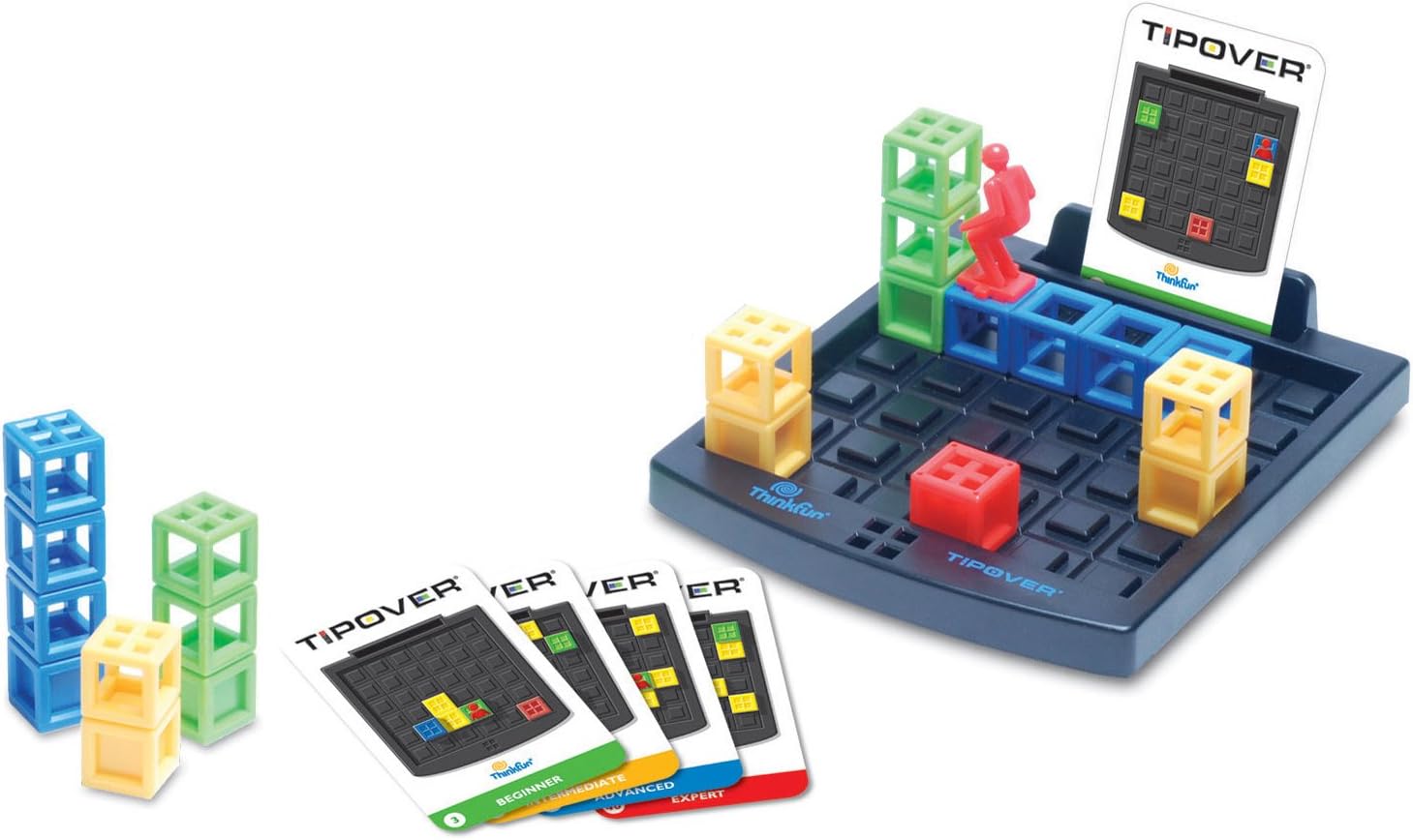 ThinkFun Tip Over Tipping Logic Puzzle Board Game | Shopee Singapore