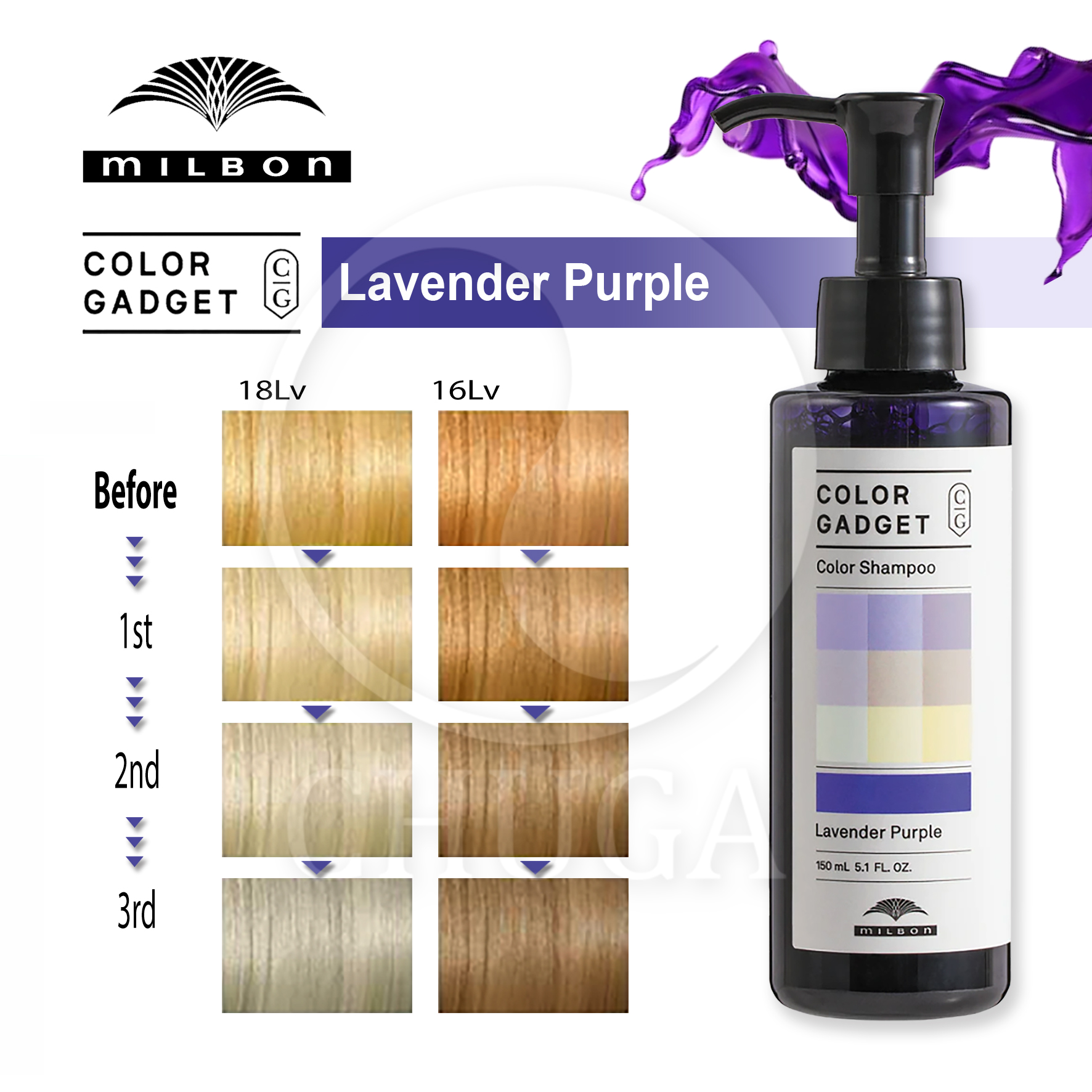 𝐌𝐈𝐋𝐁𝐎𝐍 Color Gadget Shampoo 150ml/1000ml ★ Made in Japan | Shopee Singapore