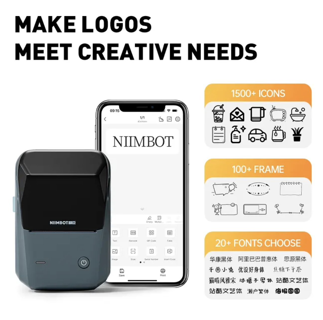 NIIMBOT B1 Portable Thermal Inkless Label Printer | Shopee Singapore