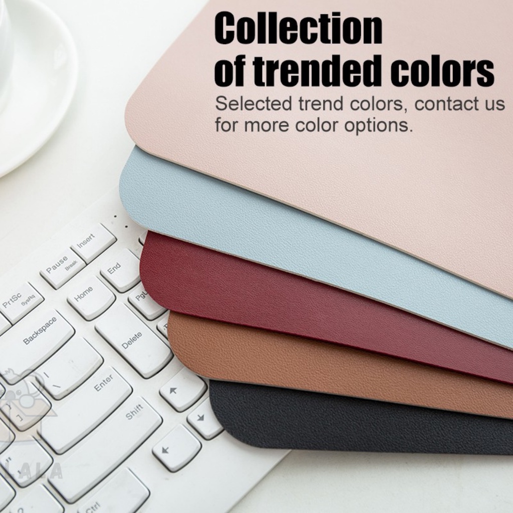 SG Premium Waterproof Leather Desk Mouse Pad - Large Desktop Table Mat ...