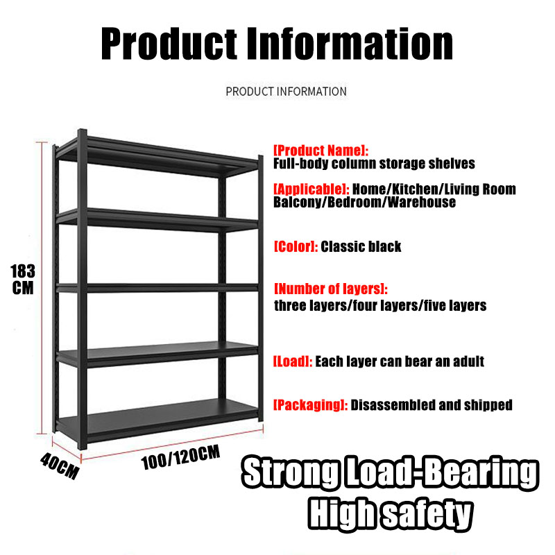 【Next-Day Delivery】5 Tier Adjustable Heavy Duty Rack Metal Boltless ...